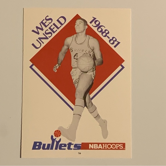 NBA HOOPS | Toys | 99 Nba Hoops Washington Bullets Wes Unseld 344 ...